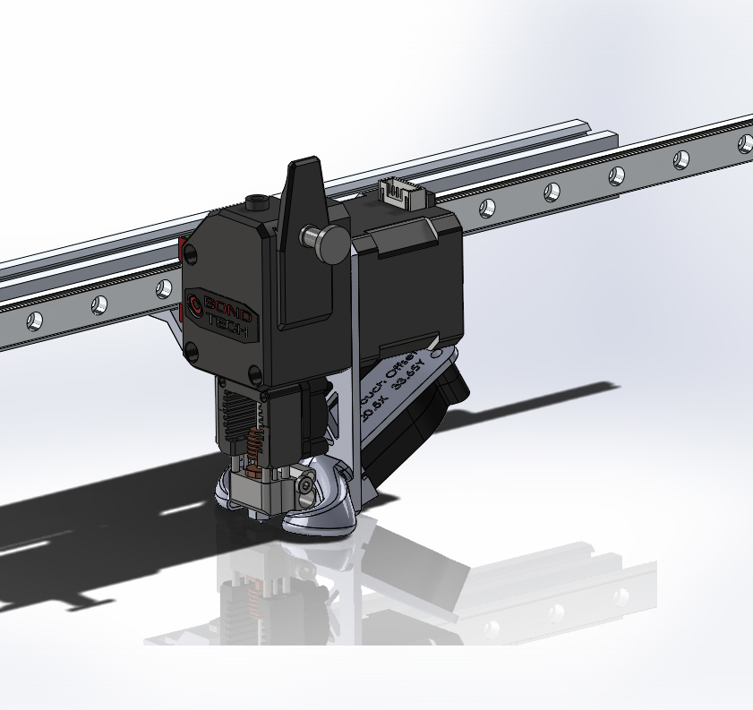 🦟 Mosquito Mount on linear rail with BMG-M, 5015 fan and BL Touch・Free ...