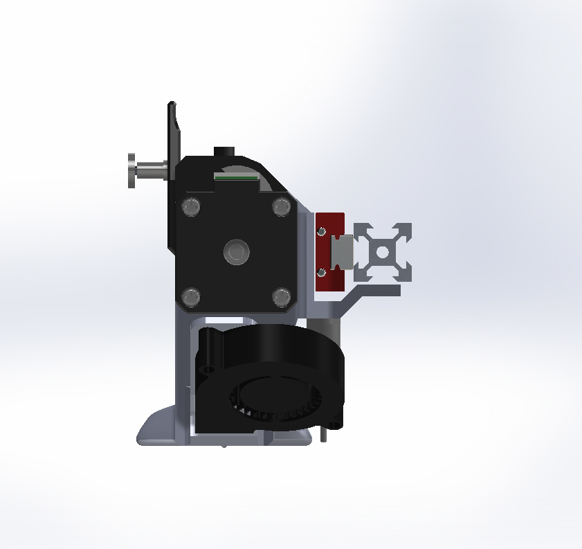 🦟 Mosquito Mount on linear rail with BMG-M, 5015 fan and BL Touch・Free ...