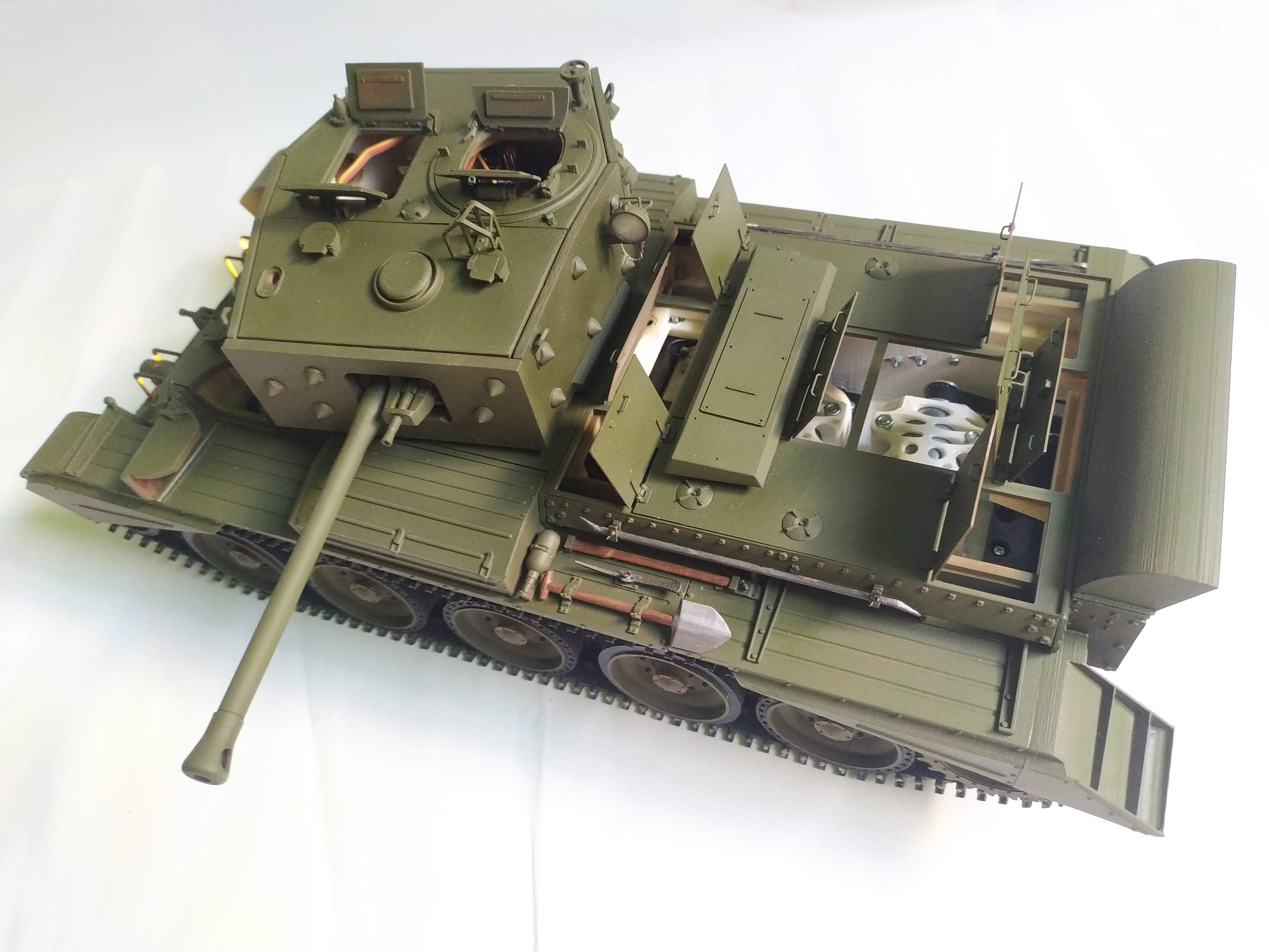 🪖 Cromwell Mk.IV - scale 1/16 - 3D printable RC tank model・ 3D File for ...