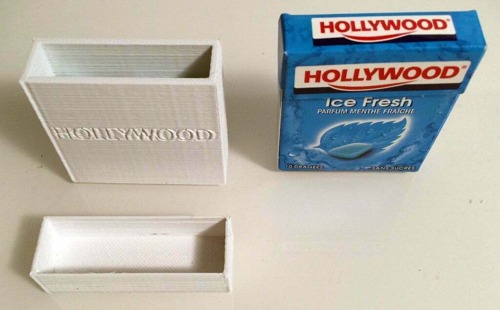📦 Chewing gum box - Boite à Chewing gum・Free STL File for ・Cults