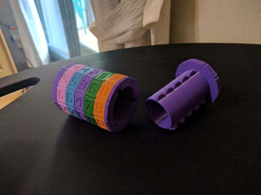 3D print Combination Safe 00 (Cryptex)・Cults