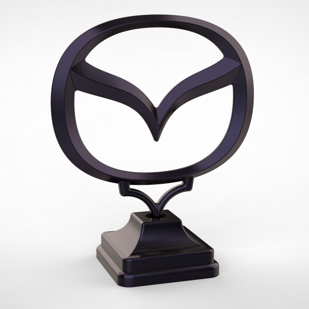 🚗 MAZDA 3D LOGO・ 3D File for ・Cults