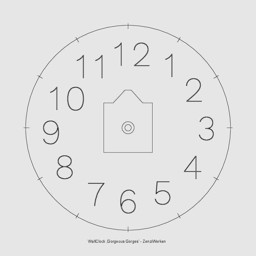 Free 3D file Clock Face "Gorgeous Gorges" cnc 🕰️ ・Design to download ...