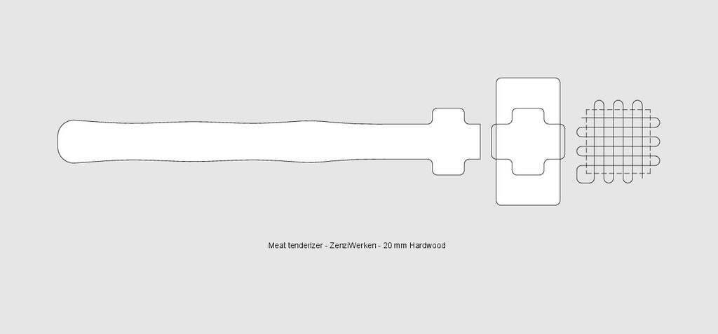 🍖 Meat Tenderizer cnc・Free 3D File for 3D printing and CNC machining ...