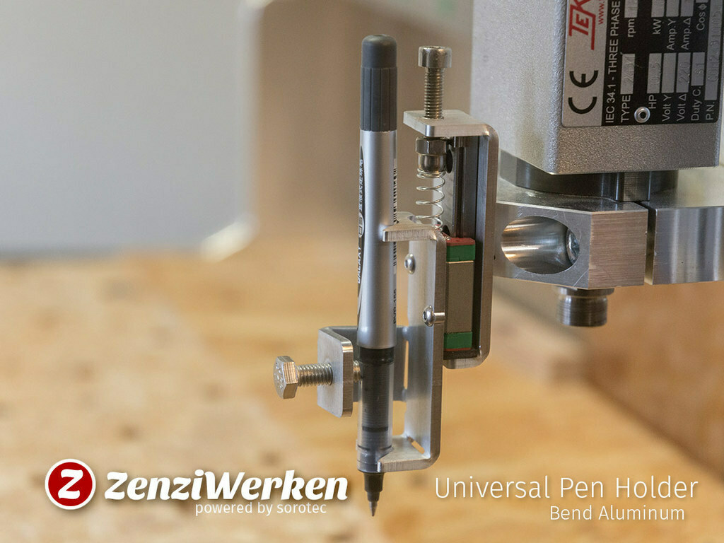 Fichier 3D gratuit Porte-stylo universel (pour une CNC) 🔧 ・Objet ...