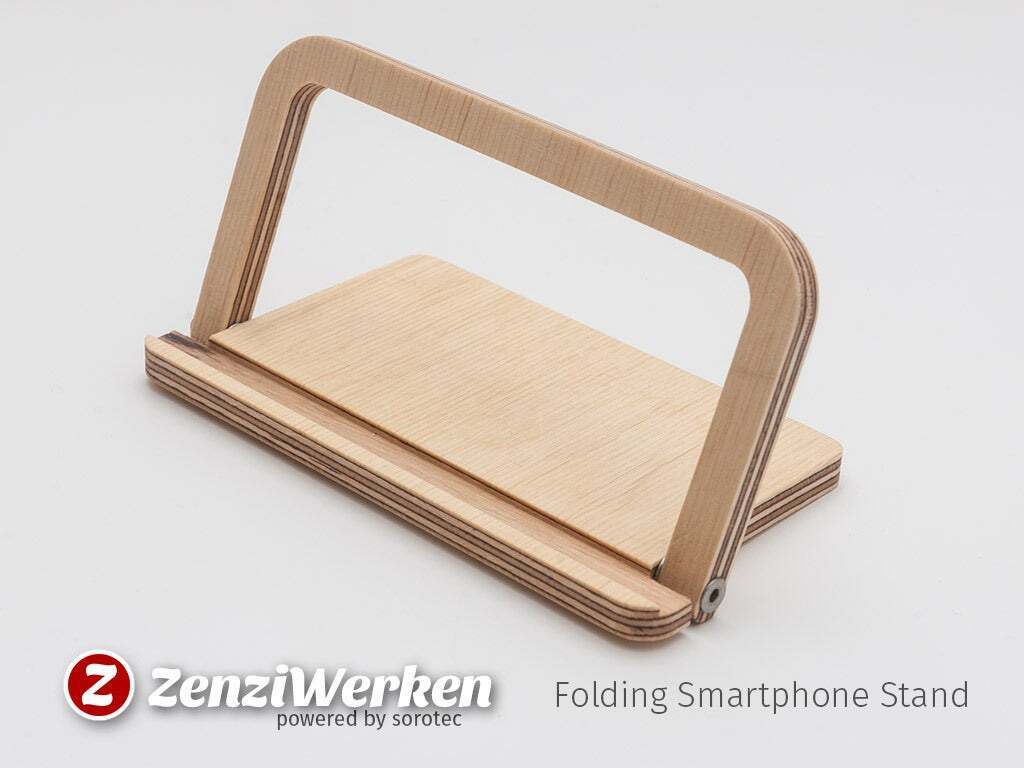 📱 Folding Smartphone Holder cnc/laser・Free STL File for 3D printing and ...
