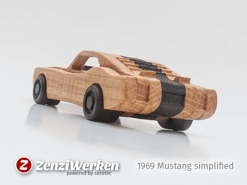 🐎 1969 Mustang simplified cnc/laser・Free 3D File for 3D printing and ...
