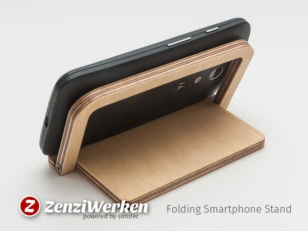 📱 Folding Smartphone Holder cnc/laser・Free STL File for 3D printing and ...