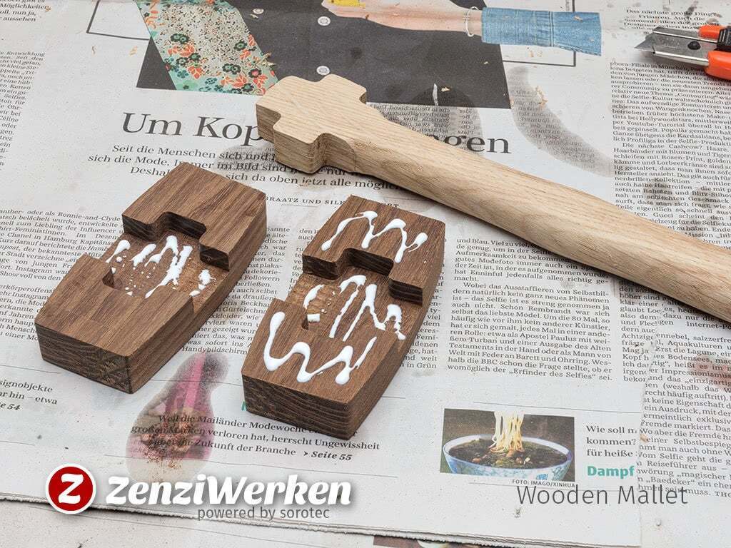 🔨 WoodenMallet cnc・Free STL File for 3D printing and CNC machining ...