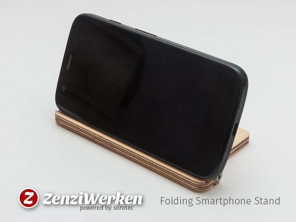 📱 Folding Smartphone Holder cnc/laser・Free STL File for 3D printing and ...
