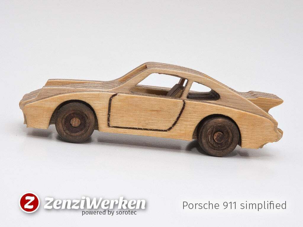 🚗 Porsche 911 simplified cnc/laser・Free STL File for 3D printing and ...