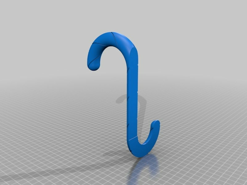 Free STL file Candy Cane Stocking Holder 🍬 ・Template to download and 3D ...