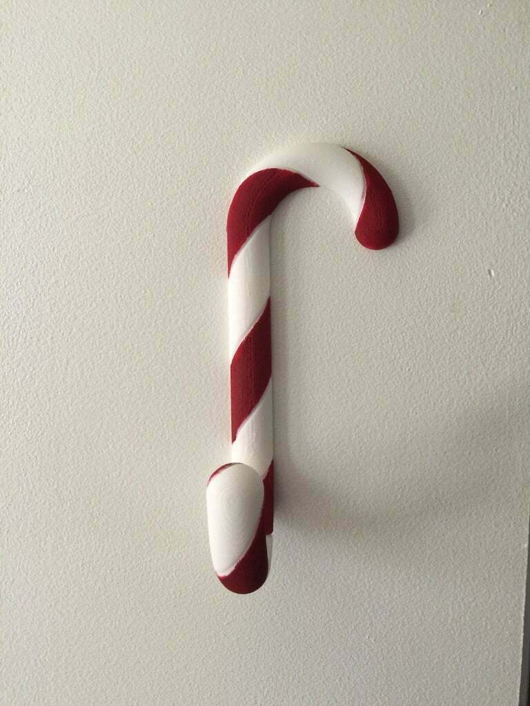 Free STL file Candy Cane Stocking Holder 🍬 ・Template to download and 3D ...