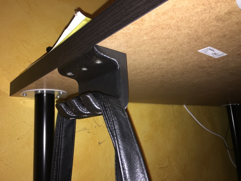 Free 3D file bag hook under table / crochet à sac sous table 🪝 ・3D ...