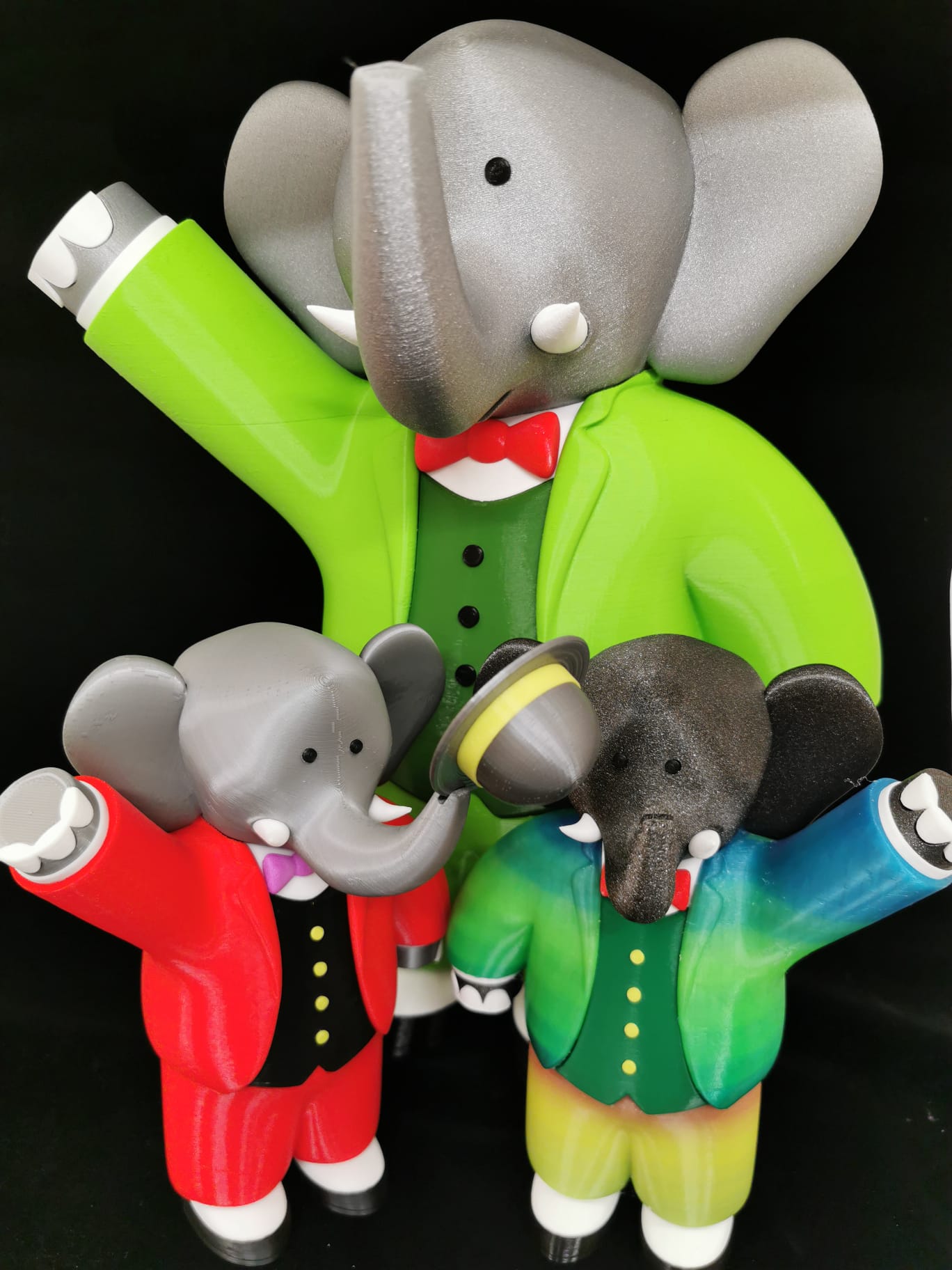 Babar el elefante impreso en 3D • Hecho con una impresora 3D Prusa Mk3 ...
