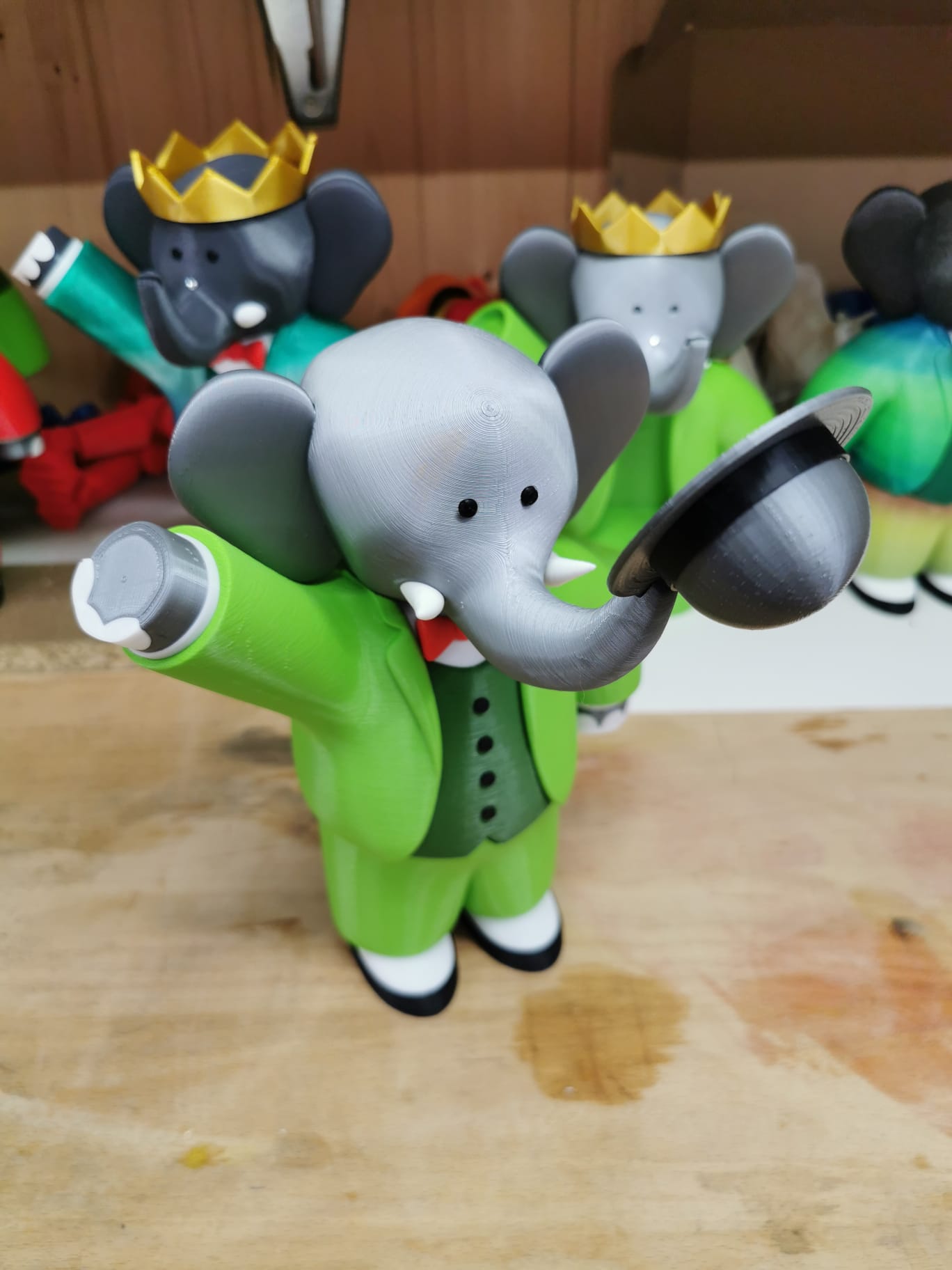 🐘 Babar the Elephant・3D Print with the Prusa Mk3 / Creality CR-10 ...
