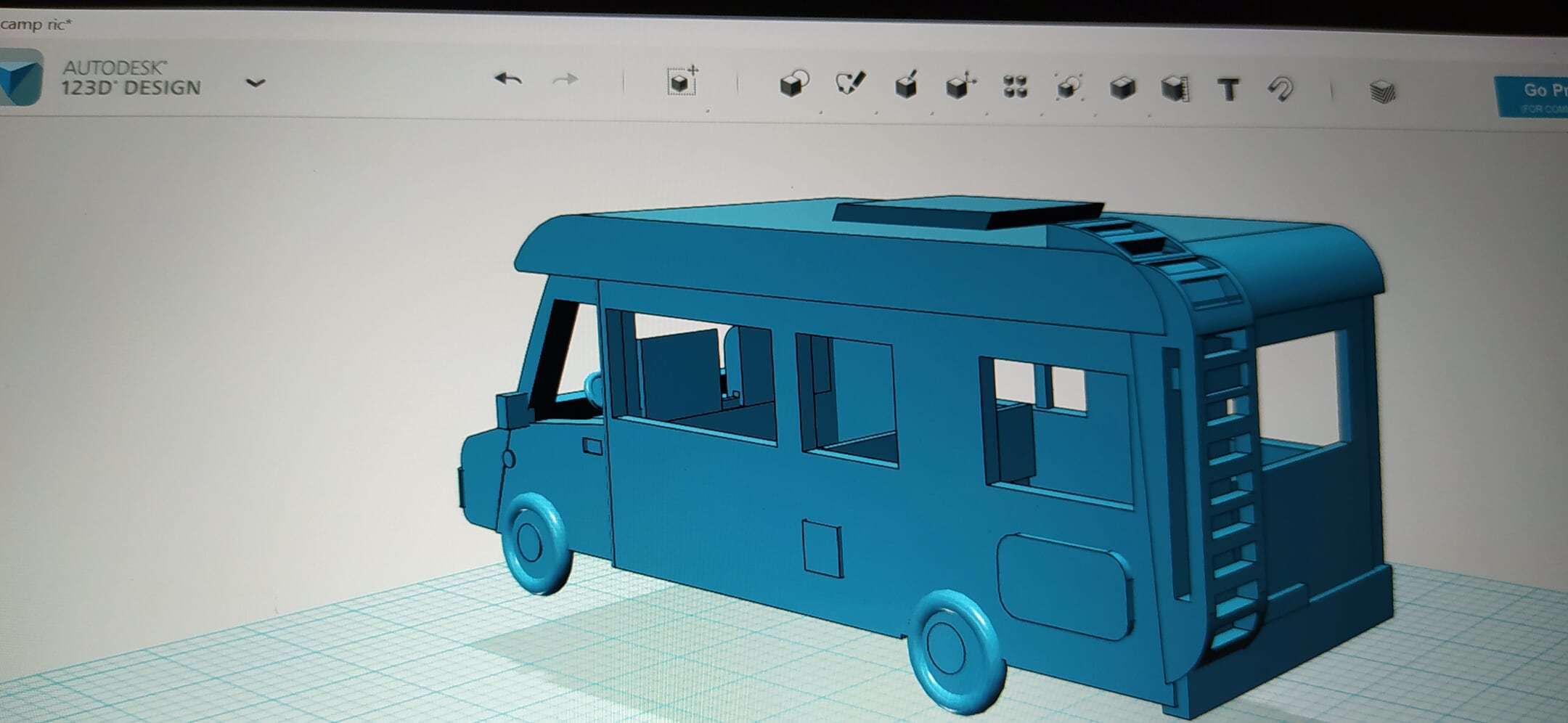 STL file Camping Car 🏕️ ・3D printing model to download・Cults