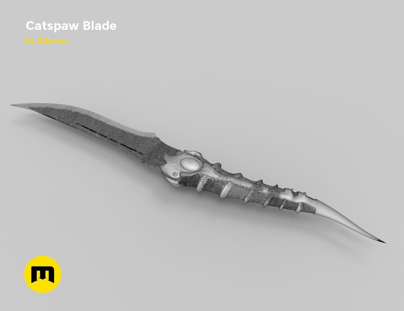 OBJ file Catspaw Blade 🔫 ・3D print object to download・Cults
