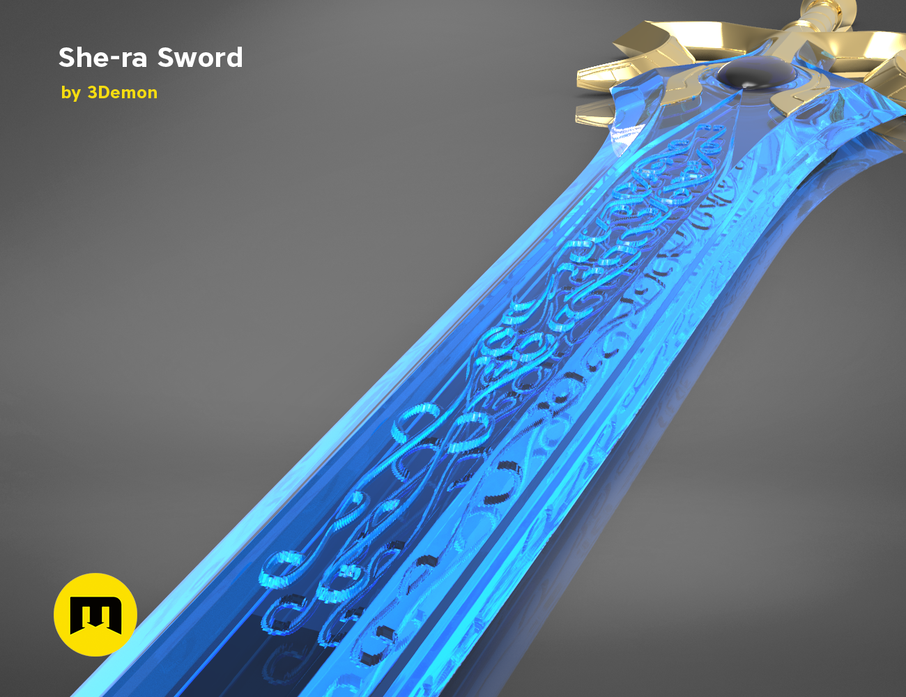 🗡️ She-Ra Sword of Protection・ 3D File for ・Cults