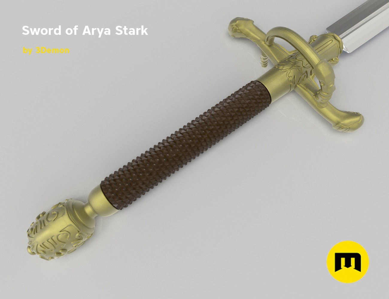 OBJ file Needle Arya sword 🪡 ・3D printing idea to download・Cults