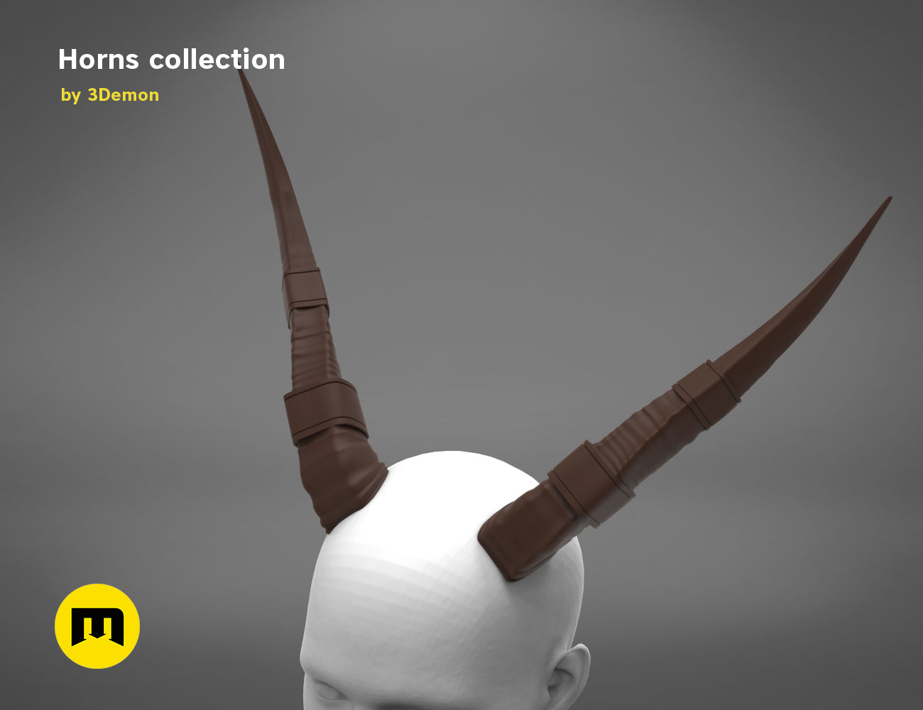 🤘 Horns collection 1・ 3D File for ・Cults