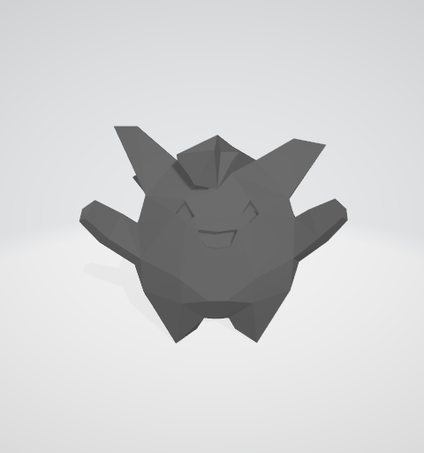 STL file Clefairy Low Poly Pokemon 🐉 (3MF)・Template to download and 3D ...