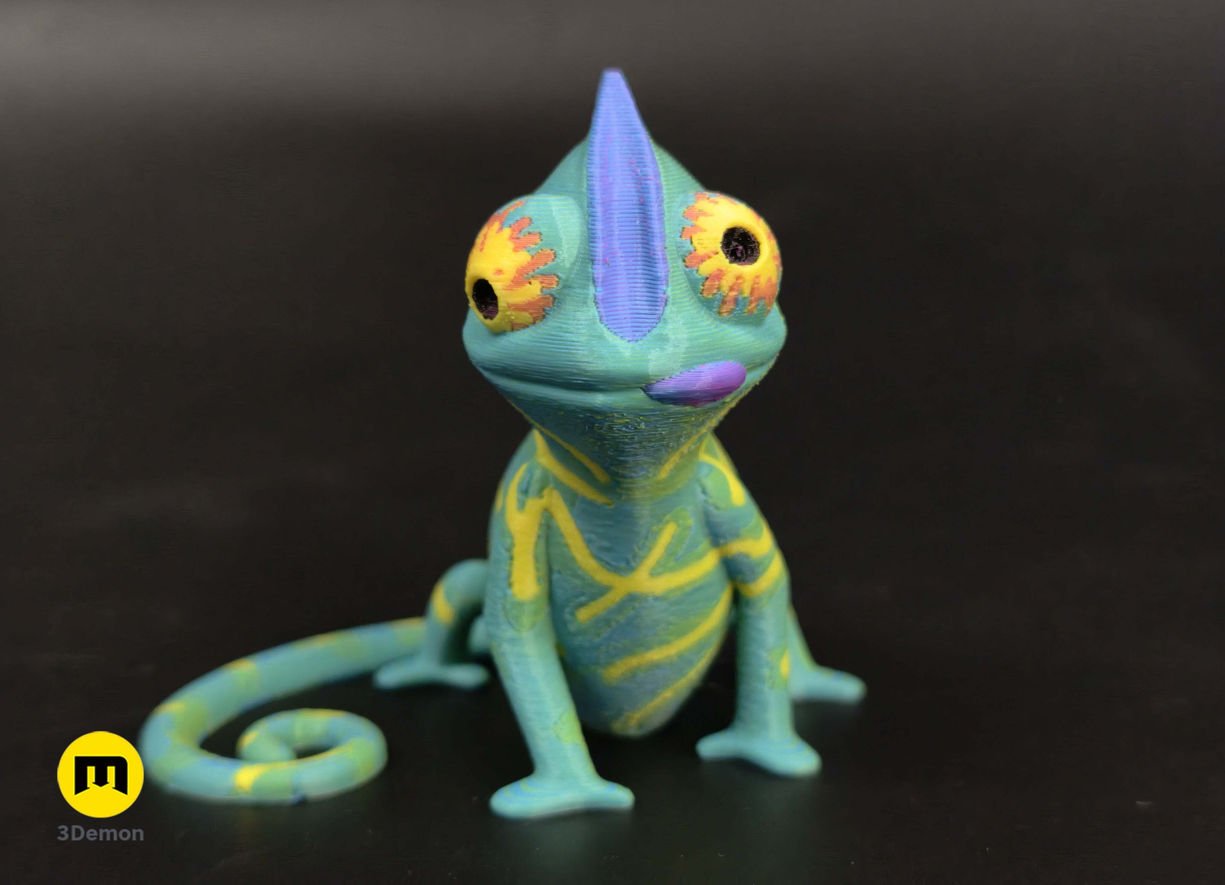 🆓 Chameleon Full Spectrum・Free 3D File for 3D printing・Cults