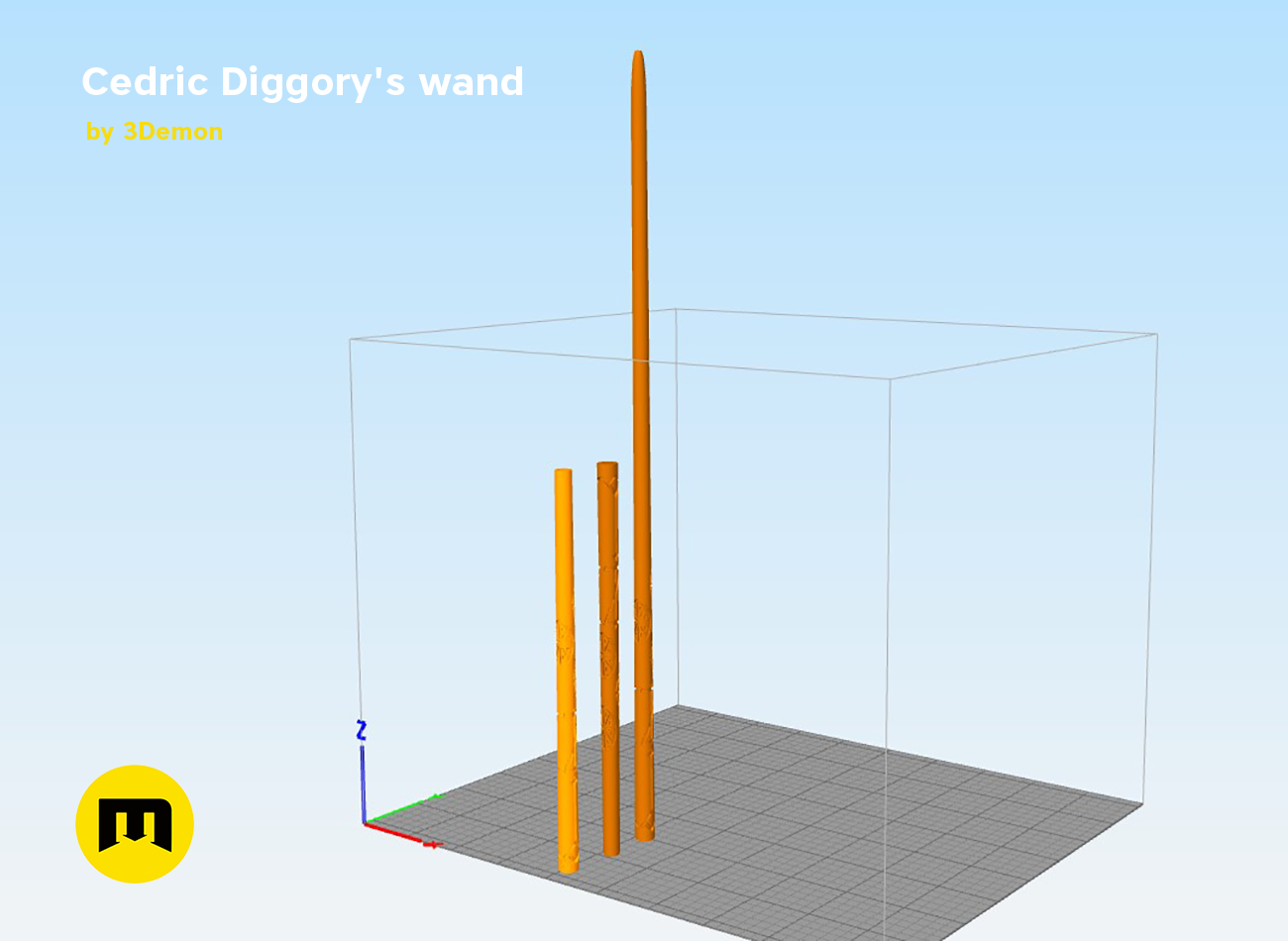 🪄 Cedric Diggory’s Wand・ 3D File for ・Cults