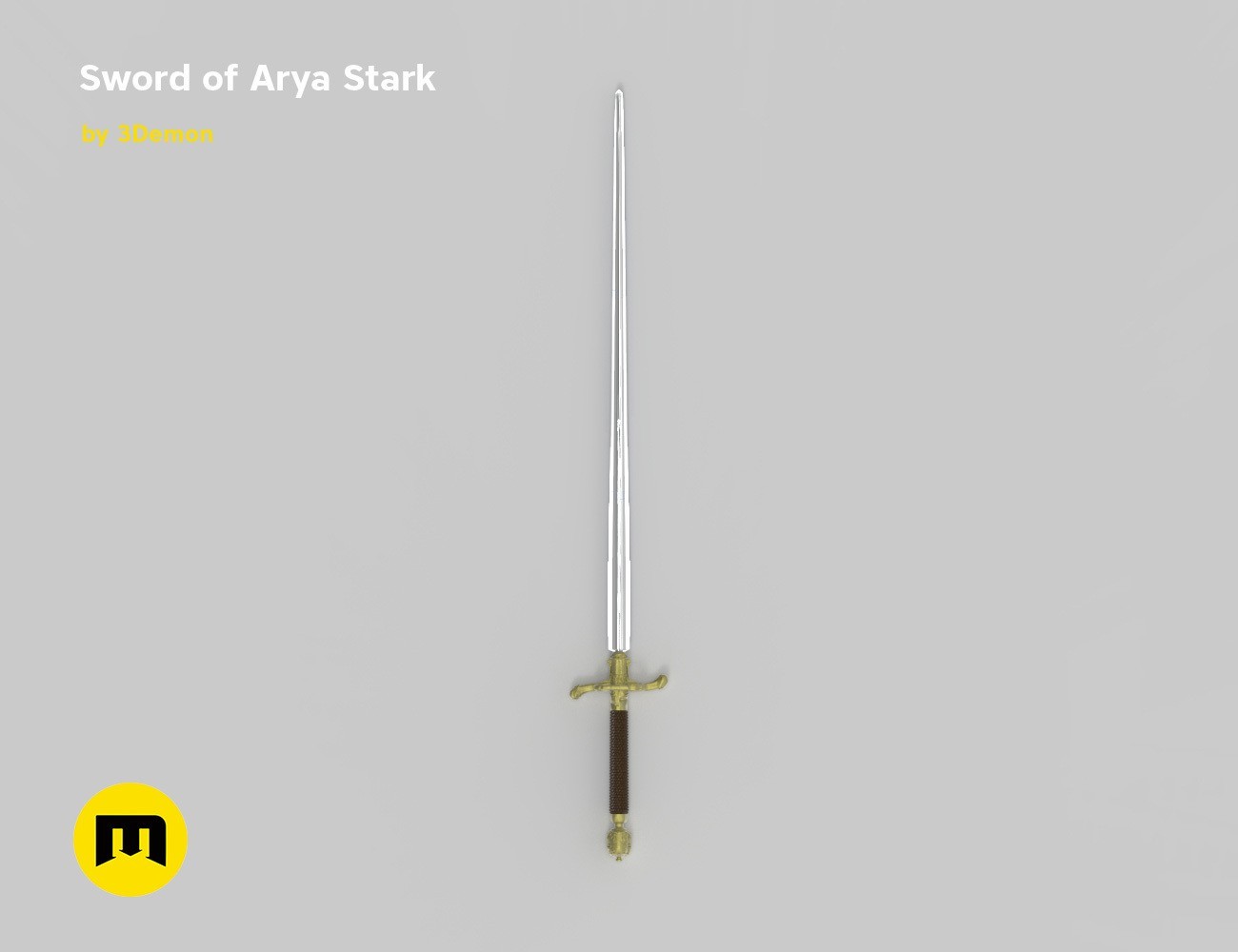 OBJ file Needle Arya sword 🪡 ・3D printing idea to download・Cults