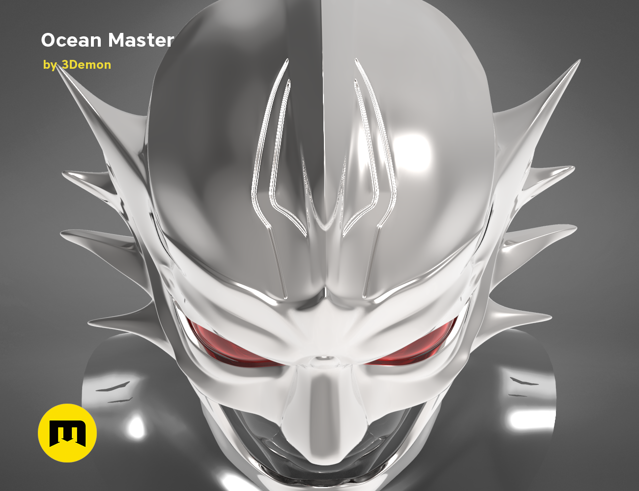 🌊 Ocean Master Helmet – Aquaman (King Orm)・ 3D File for ・Cults