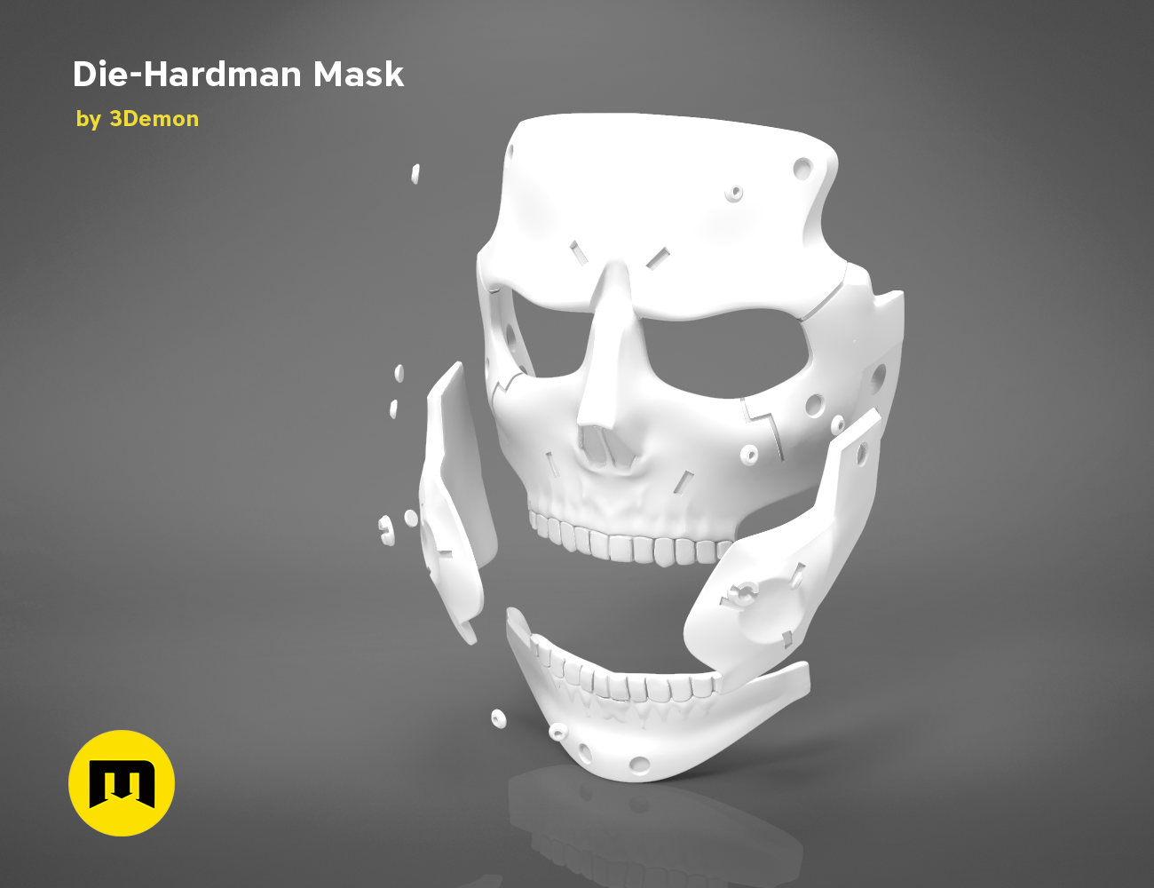 3D file Die-Hardman mask from Death Stranding 🎮 ・3D printable model to ...