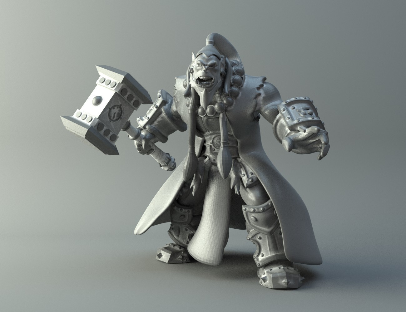 免费 STL 文件 Thrall World of Warcraft 🗺️ ・可下载 3D 打印对象・Cults