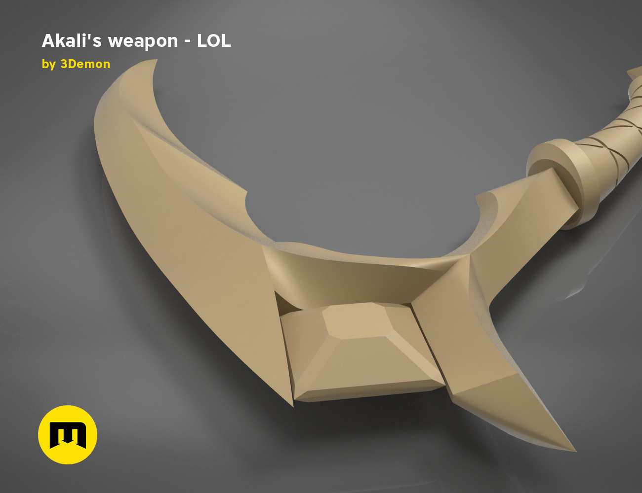 STL file KDA Akali’s Weapons – League of Legends 🔫 ・Model to download ...
