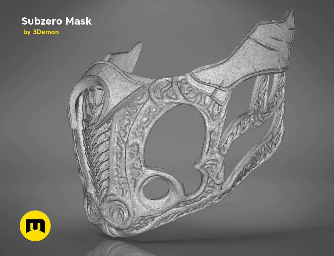 🕹 Sub-Zero's Mask・Archivo 3D para ・Cults