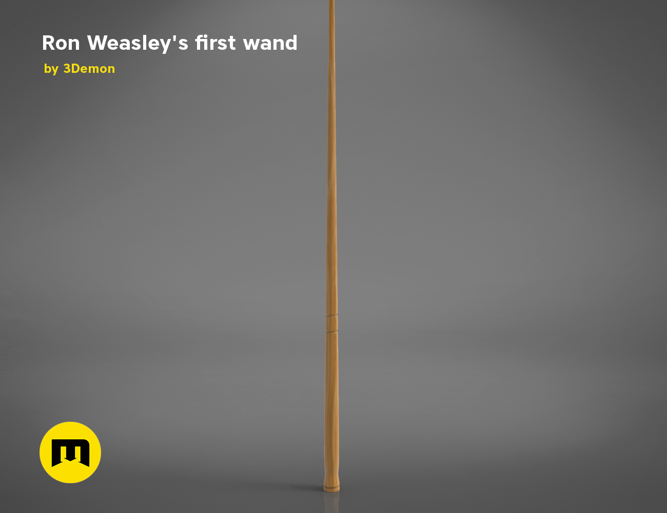 🪄 Ron Weasley’s first Wand・ 3D File for ・Cults