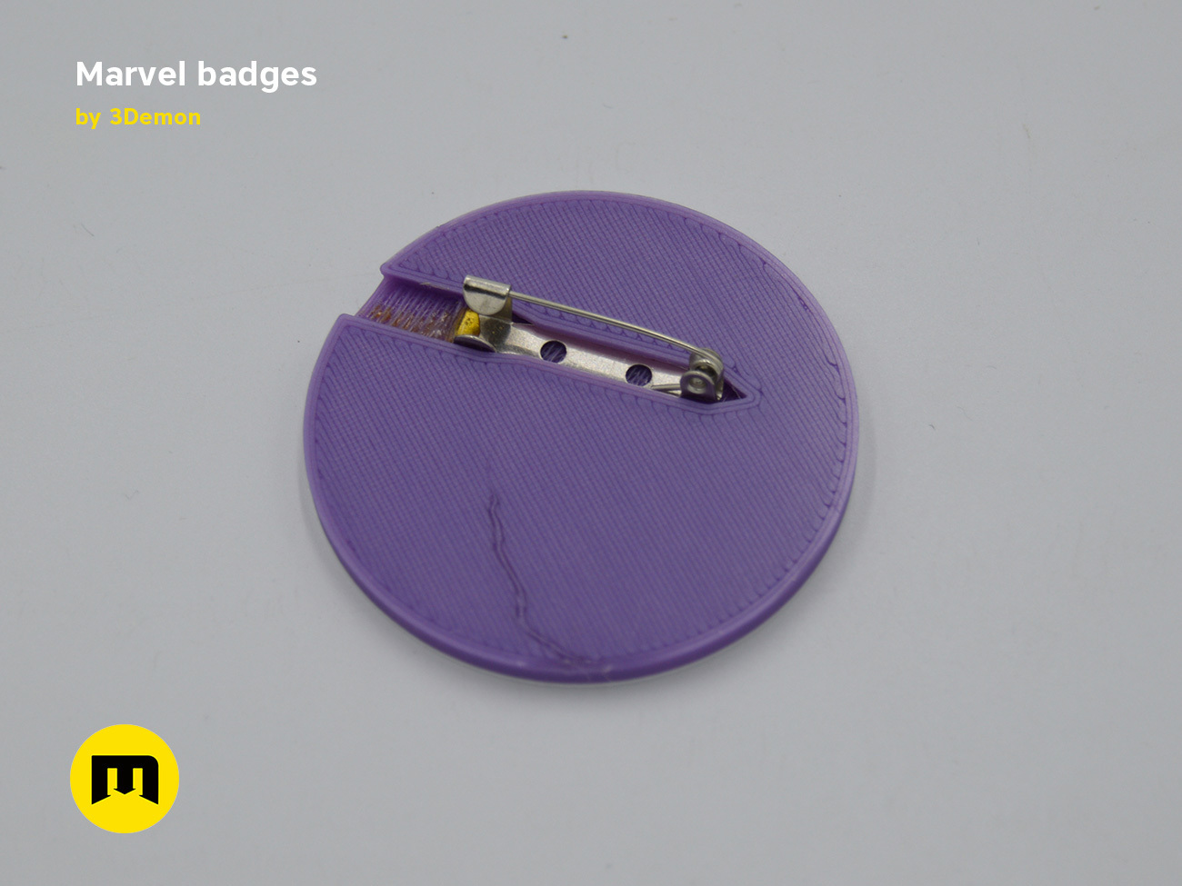Archivo 3D Insignias Marvel Impresión simple en color 🎨 ・Objeto para ...