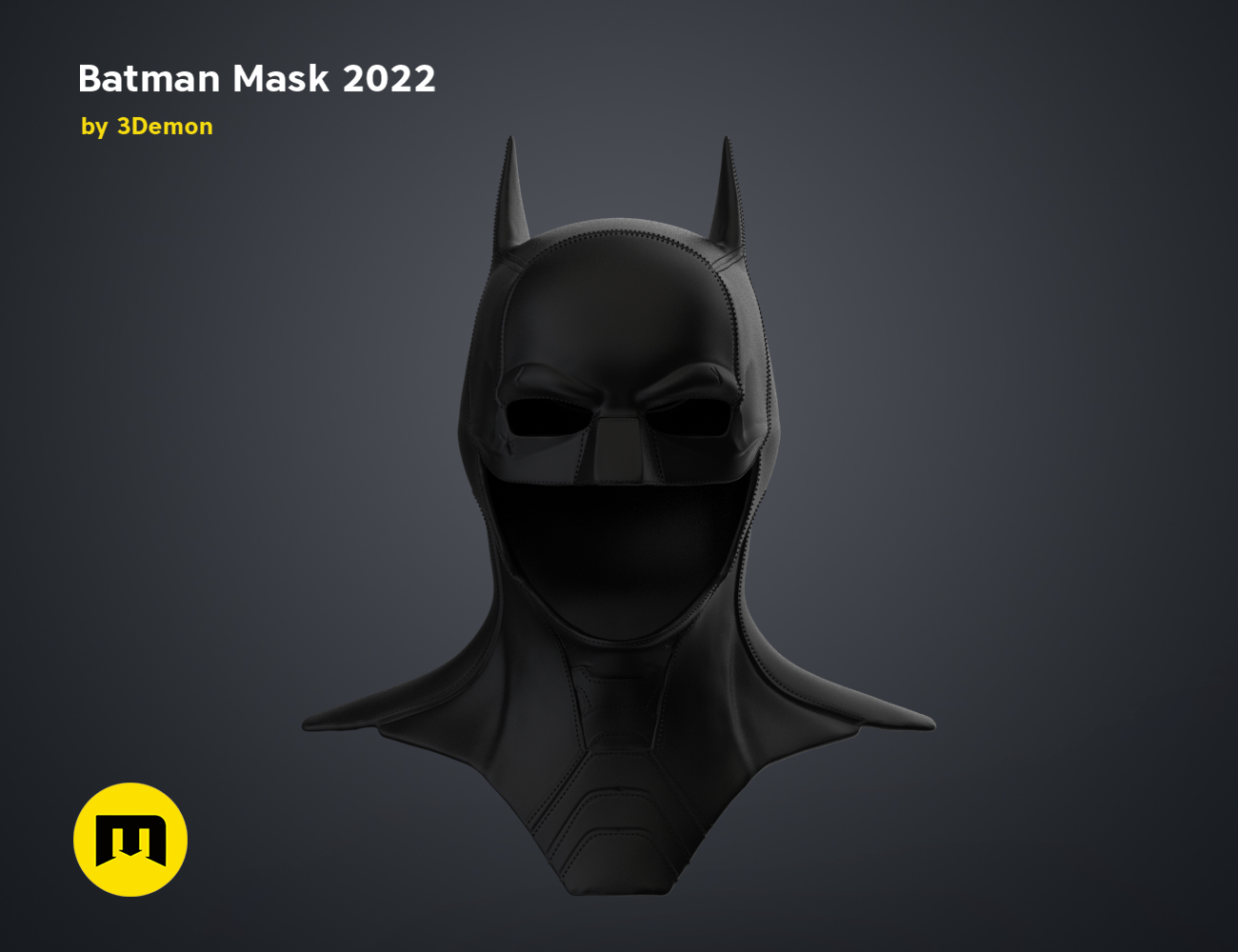 🎬 Batman Mask – The Batman・ 3D File for ・Cults