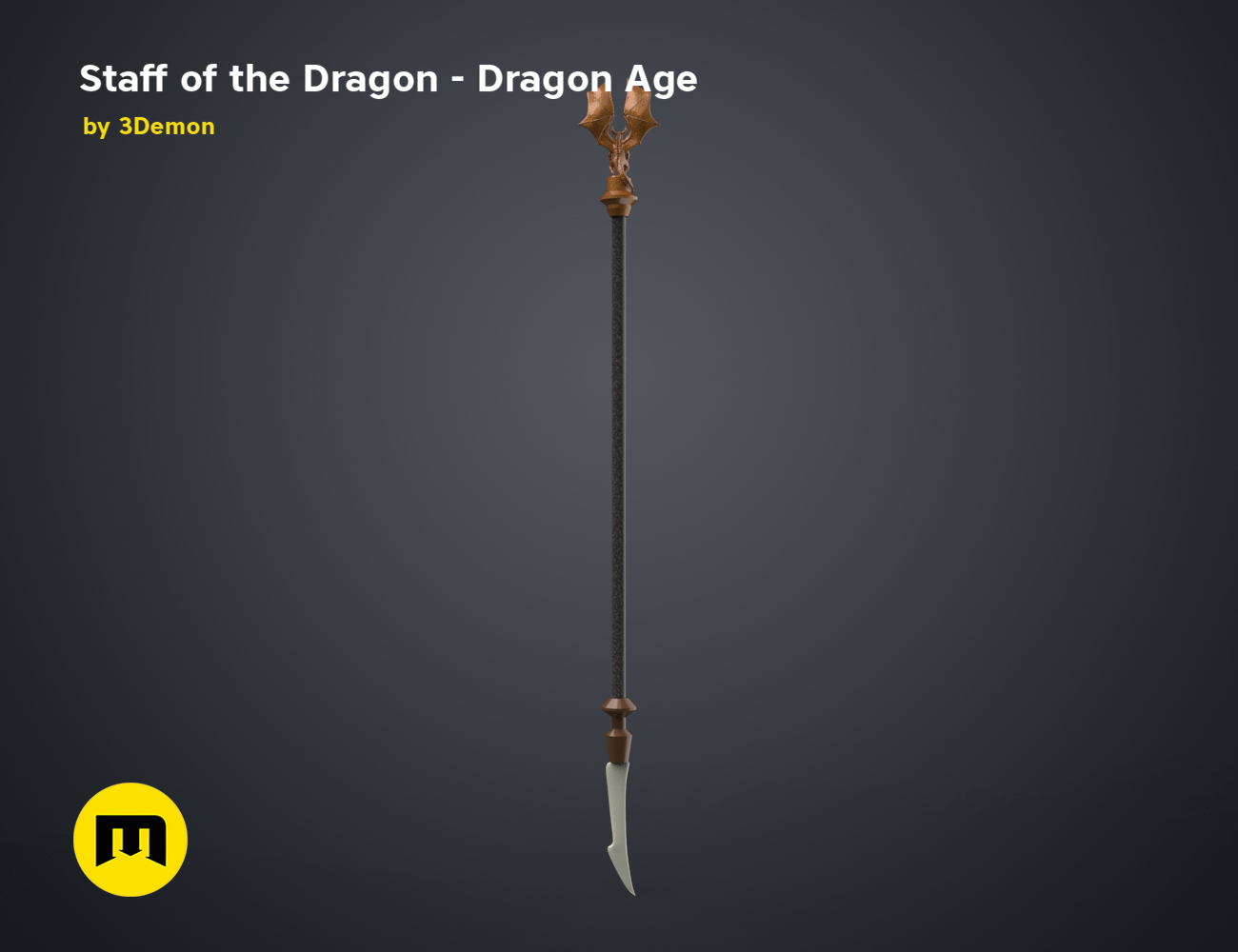 3D file Staff of the Dragon – Dragon Age 🐉 ・3D print design to download ...