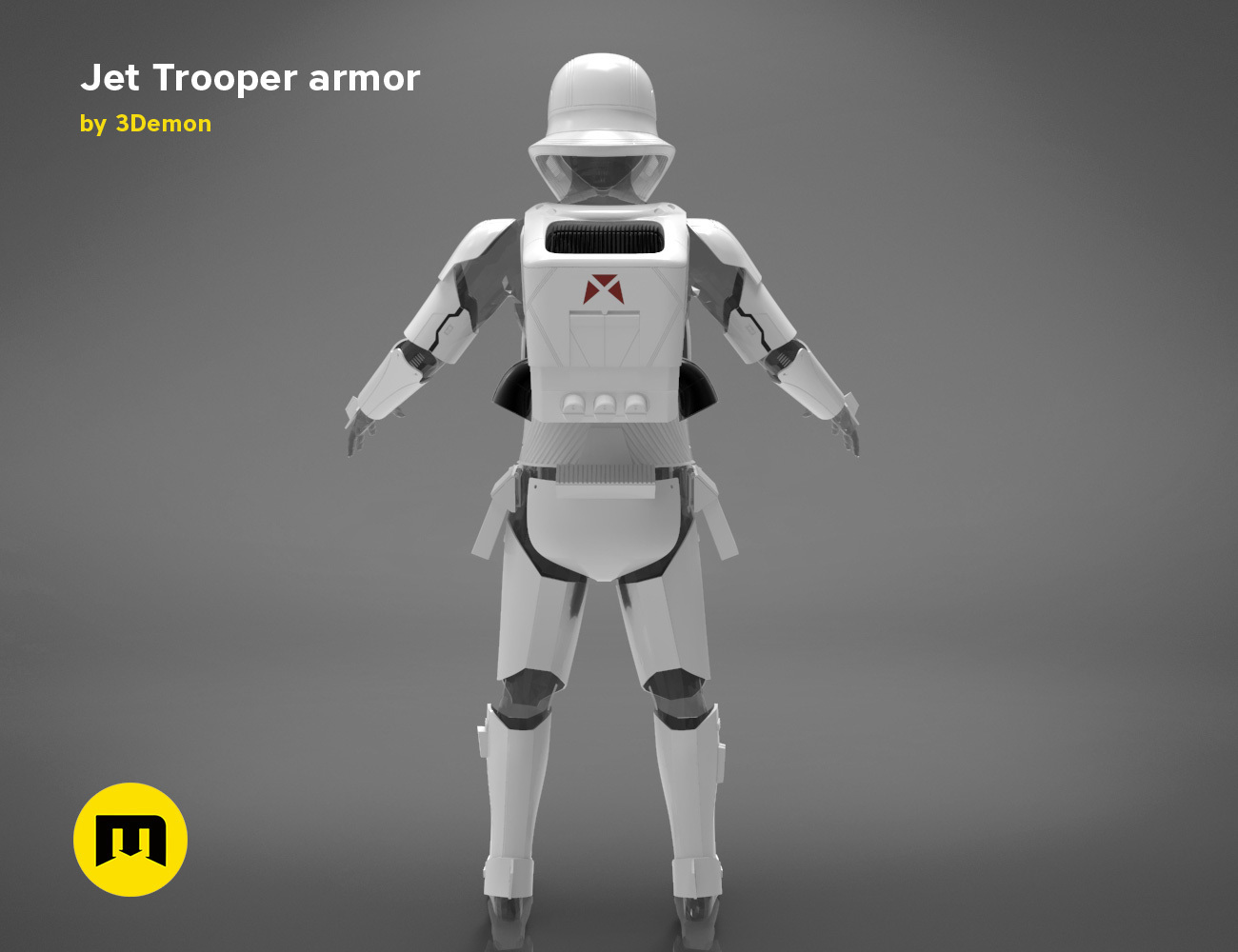 3D file Jet Trooper full size armor 🫡 ・3D printing idea to download・Cults