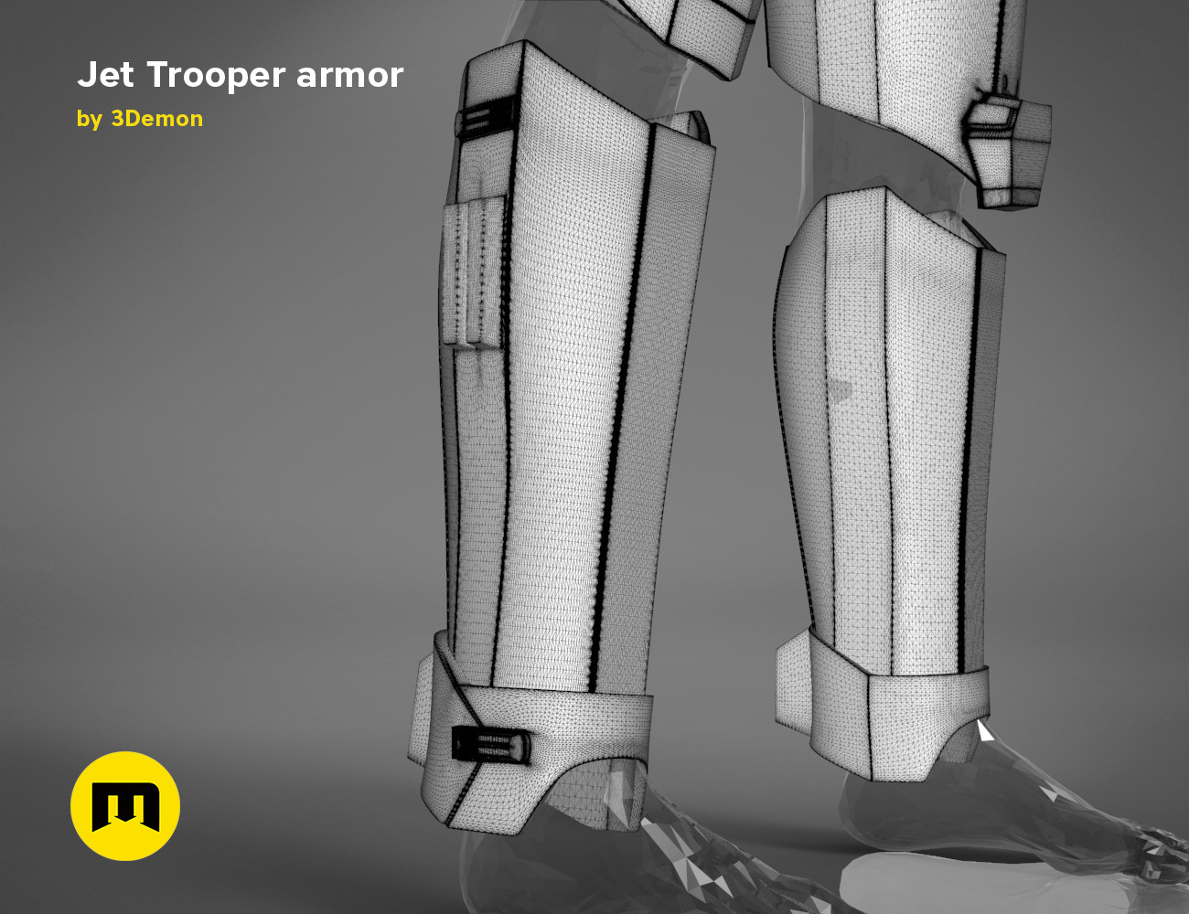 3D file Jet Trooper full size armor 🫡 ・3D printing idea to download・Cults