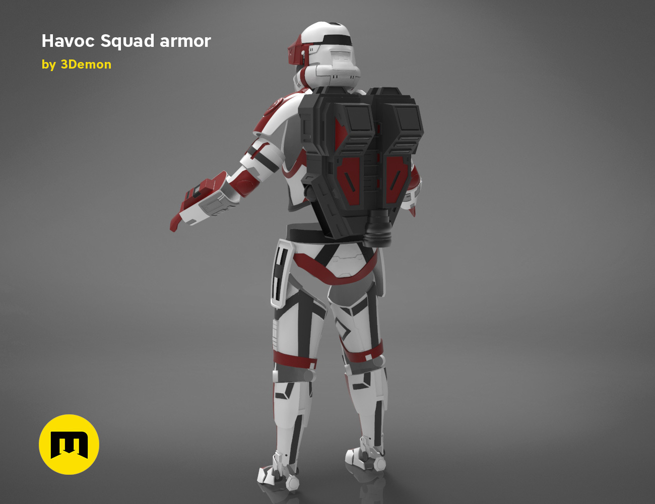 STL file Havoc Squad armor ⭐ ・3D print design to download・Cults
