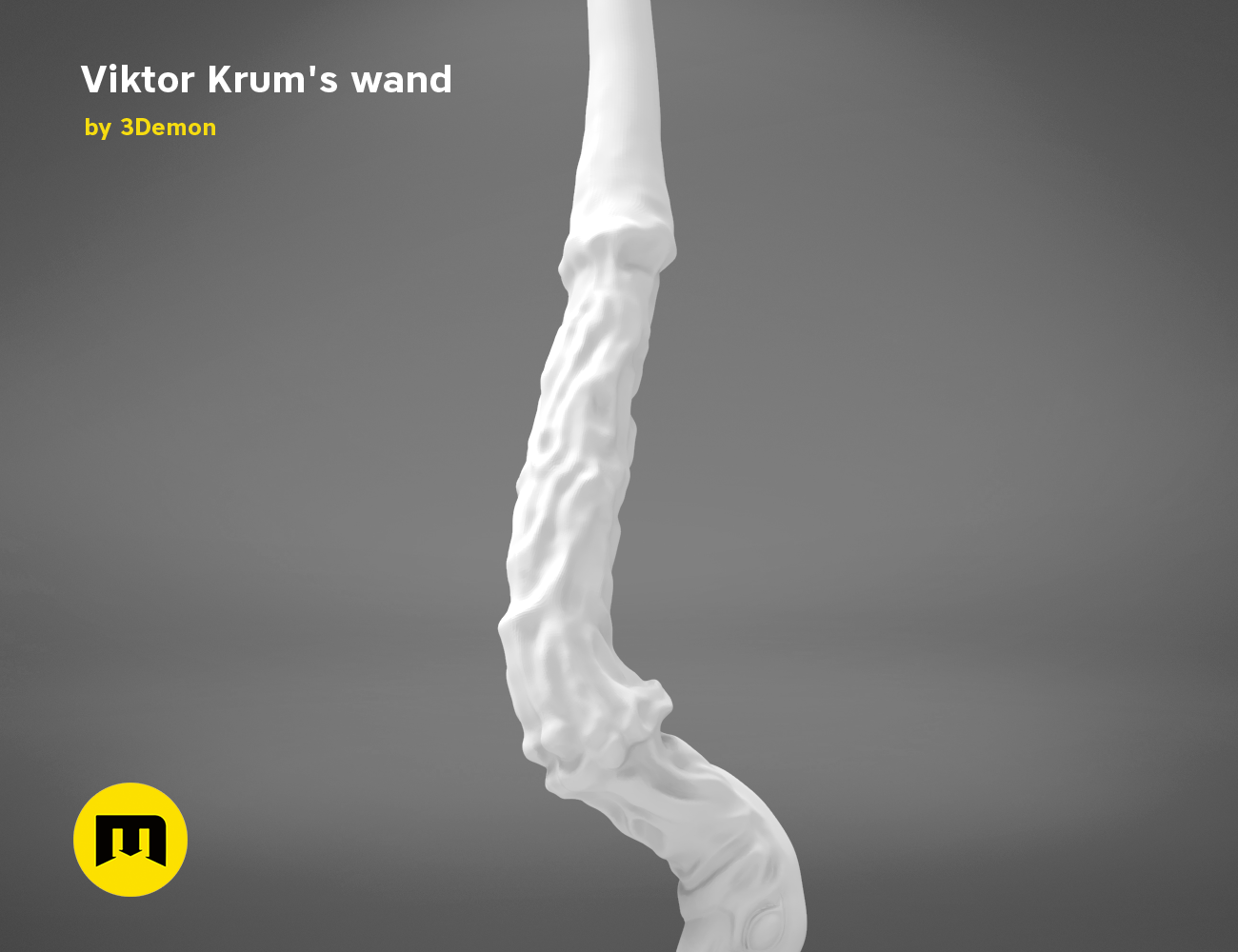 Archivo 3D Varita de Viktor Krum 🎩 ・Objeto imprimible en 3D para ...
