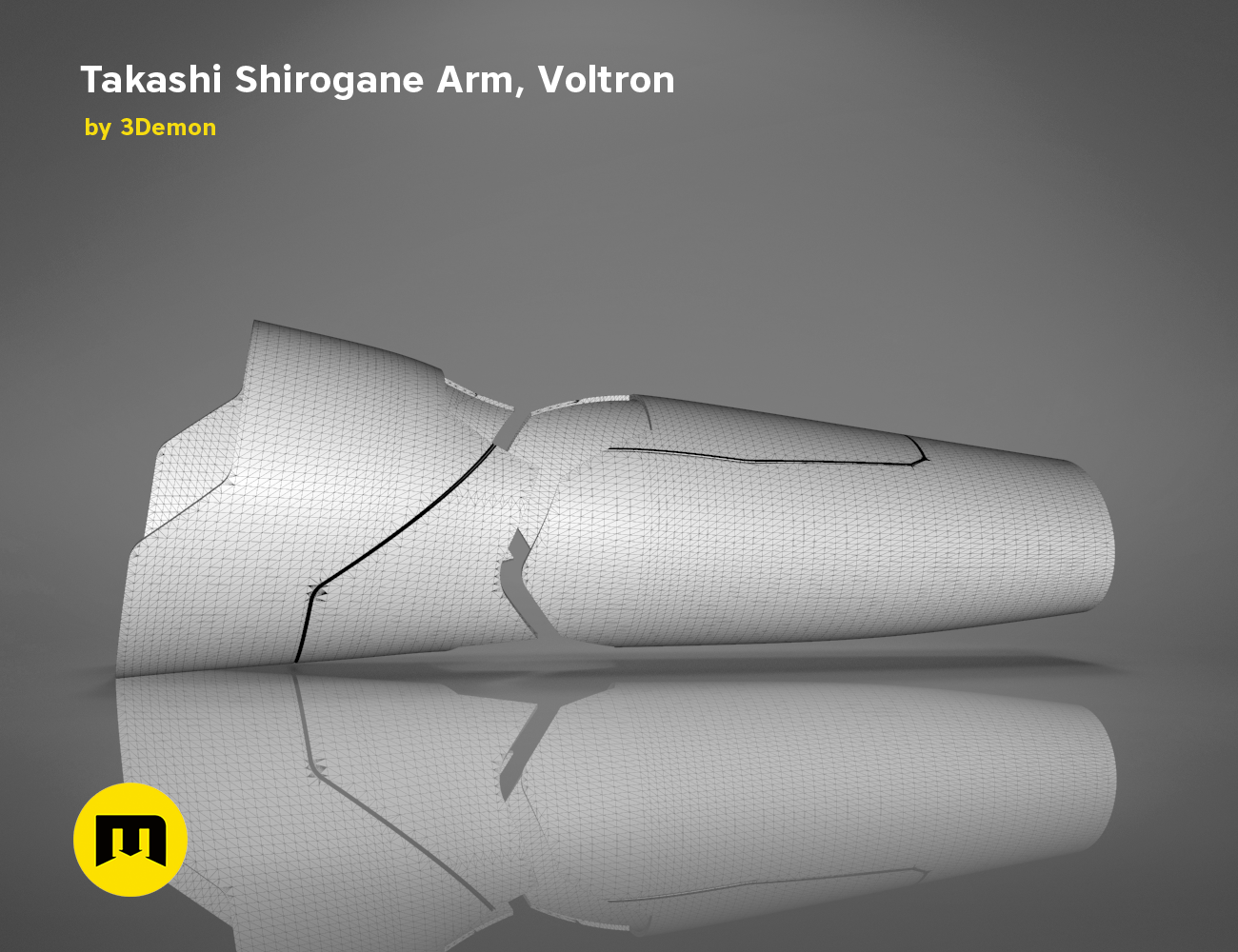 💪 Takashi Shirogane Arm from Voltron・ 3D File for ・Cults