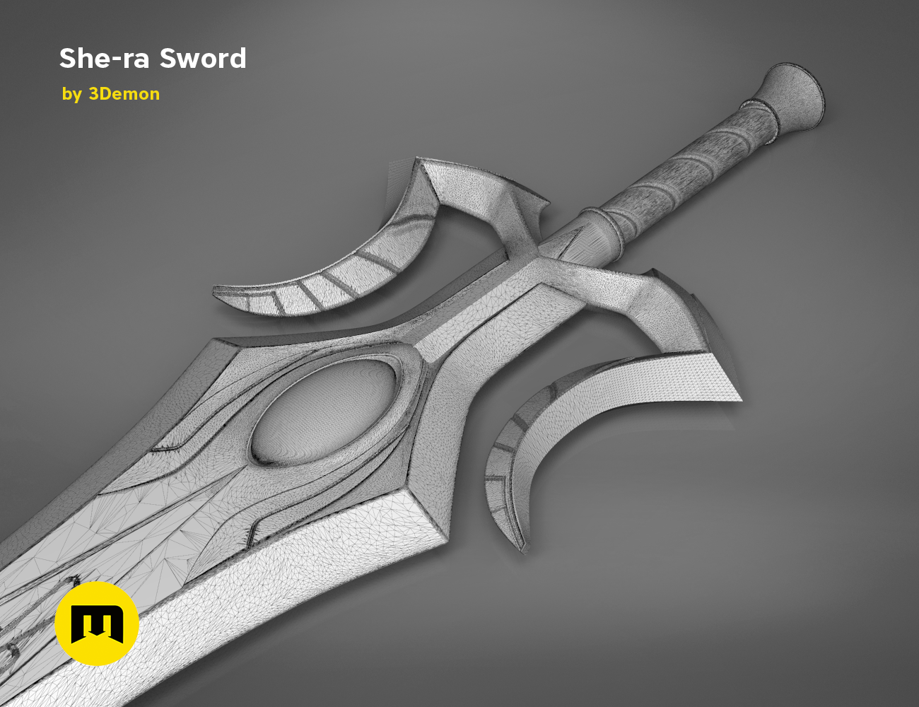 🗡️ She-Ra Sword of Protection・ 3D File for ・Cults