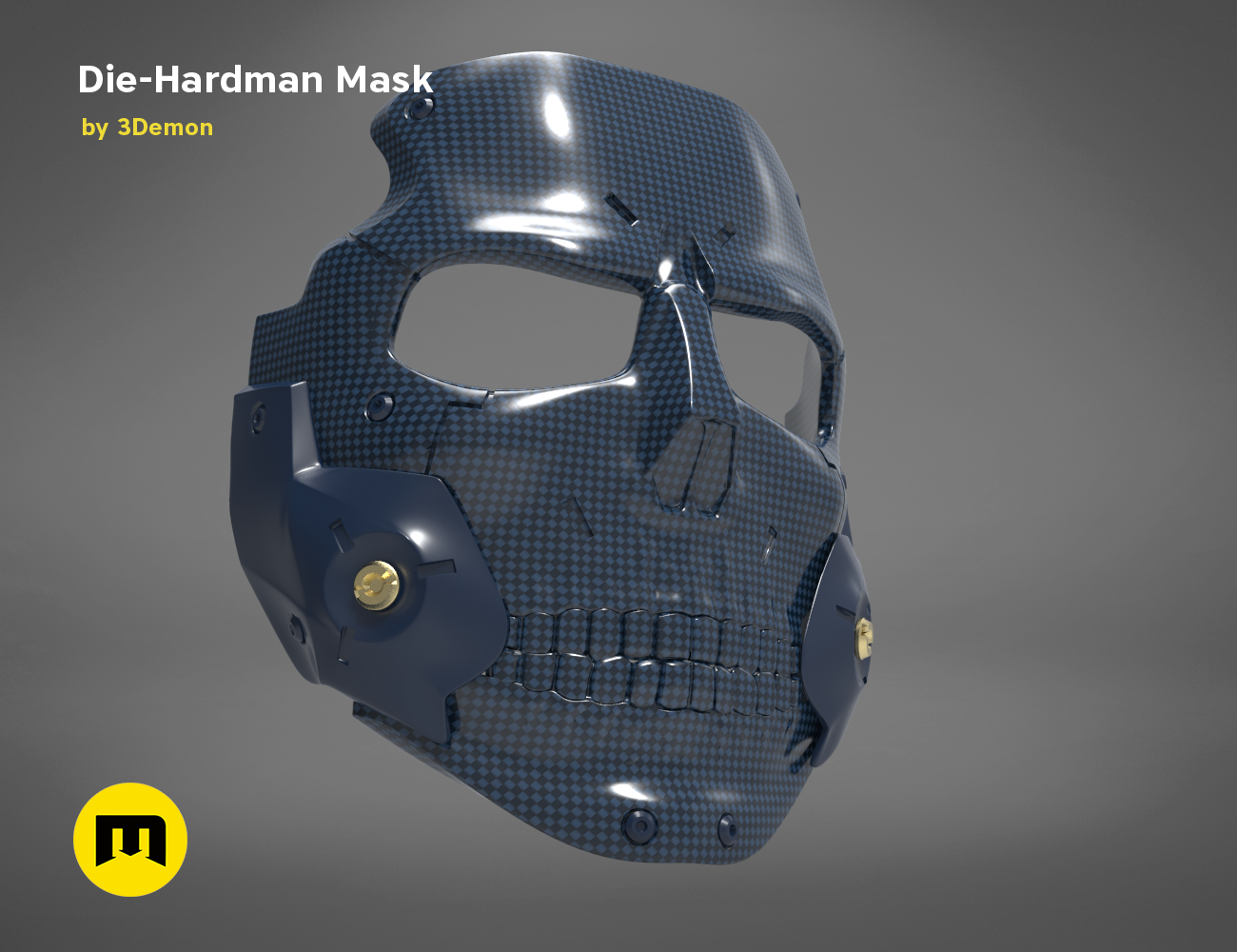 🎮 Die-Hardman mask from Death Stranding・ 3D File for 3D printing・Cults