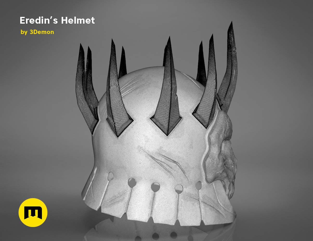 🪖 Eredin’s helmet - The Witcher Wild Hunt・ 3D File for ・Cults