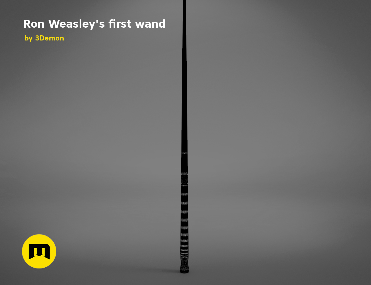 🪄 Ron Weasley’s first Wand・ 3D File for ・Cults