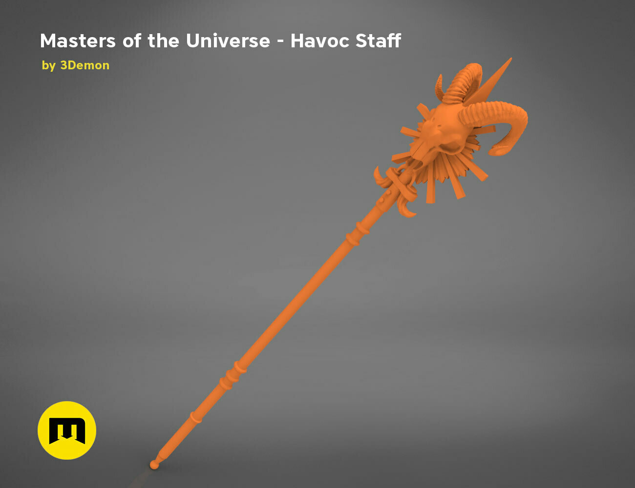 🎬 Masters of the Universe – Havok Staff・ 3D File for ・Cults