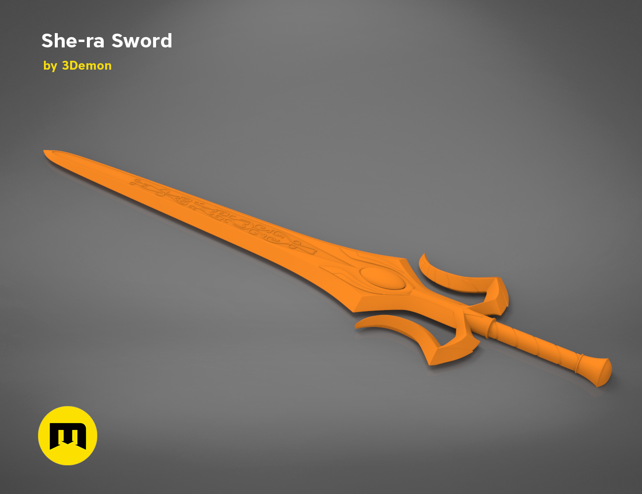 🗡️ She-Ra Sword of Protection・ 3D File for ・Cults