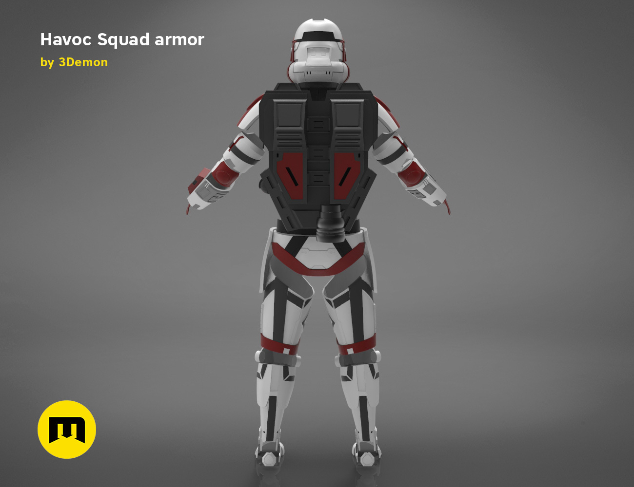 STL file Havoc Squad armor ⭐ ・3D print design to download・Cults